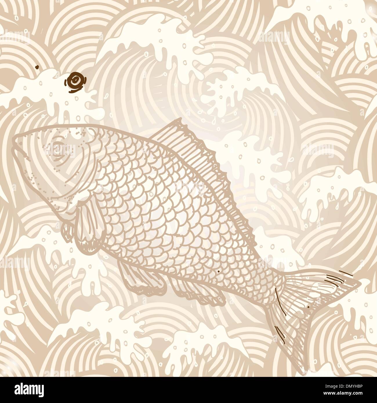 Pesce di mare Immagini Vettoriali Stock - Alamy