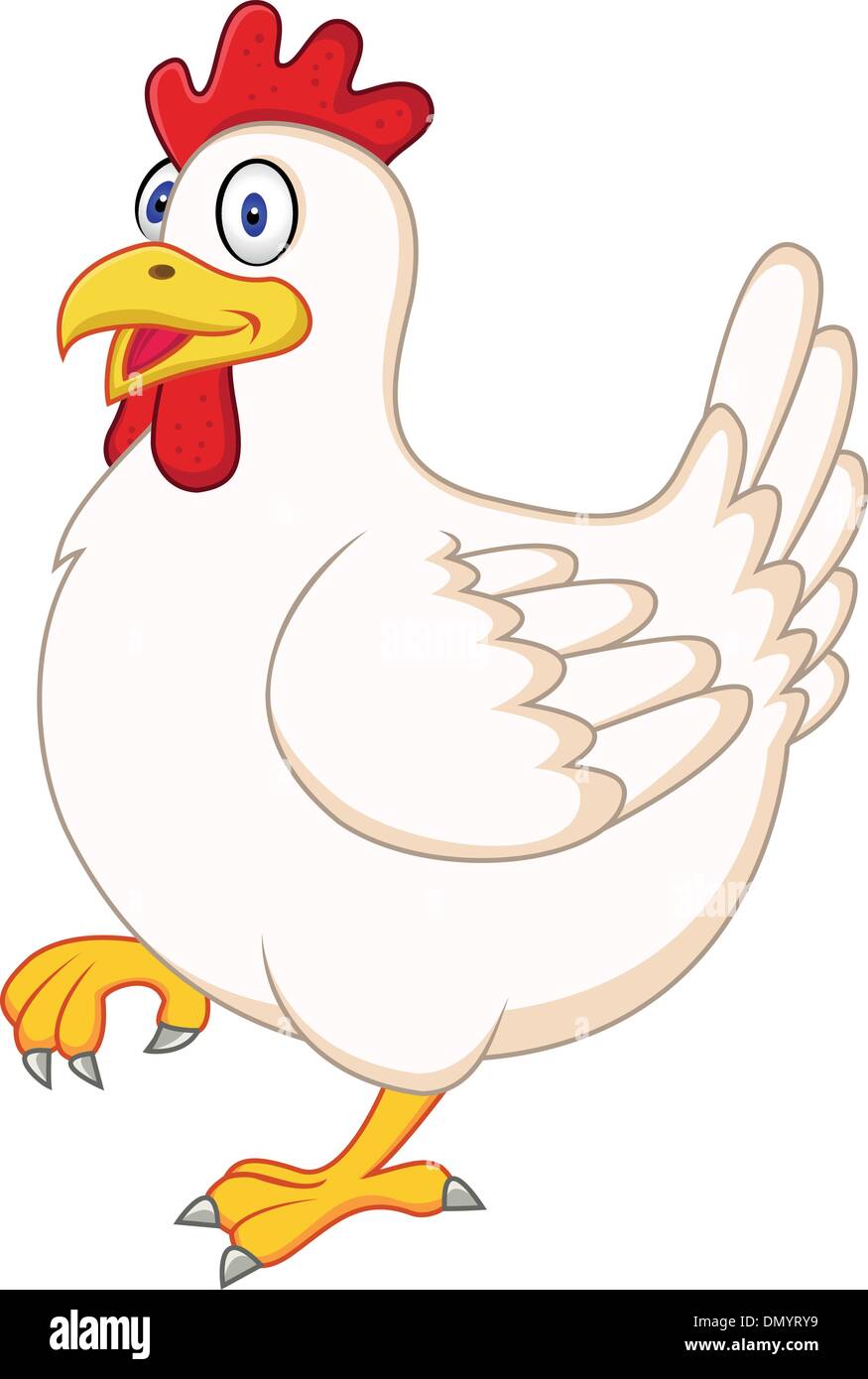 Gallina cartone animato felice con pollo immagini e fotografie stock ad ...