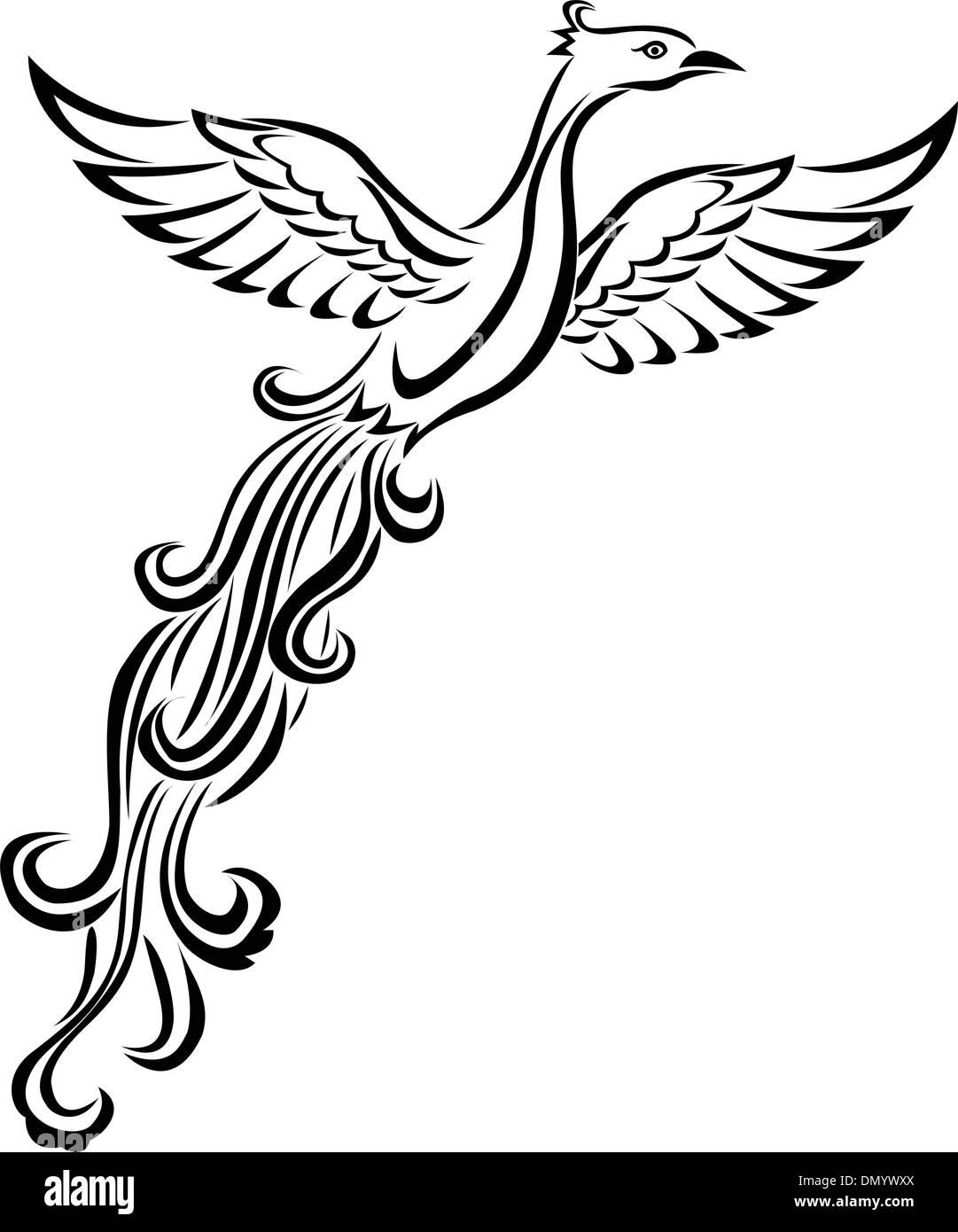 Tattoo mythical phoenix bird immagini e fotografie stock ad alta ...