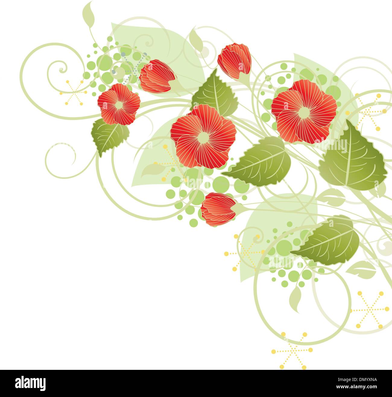 Fiori rossi Immagini Vettoriali Stock - Alamy