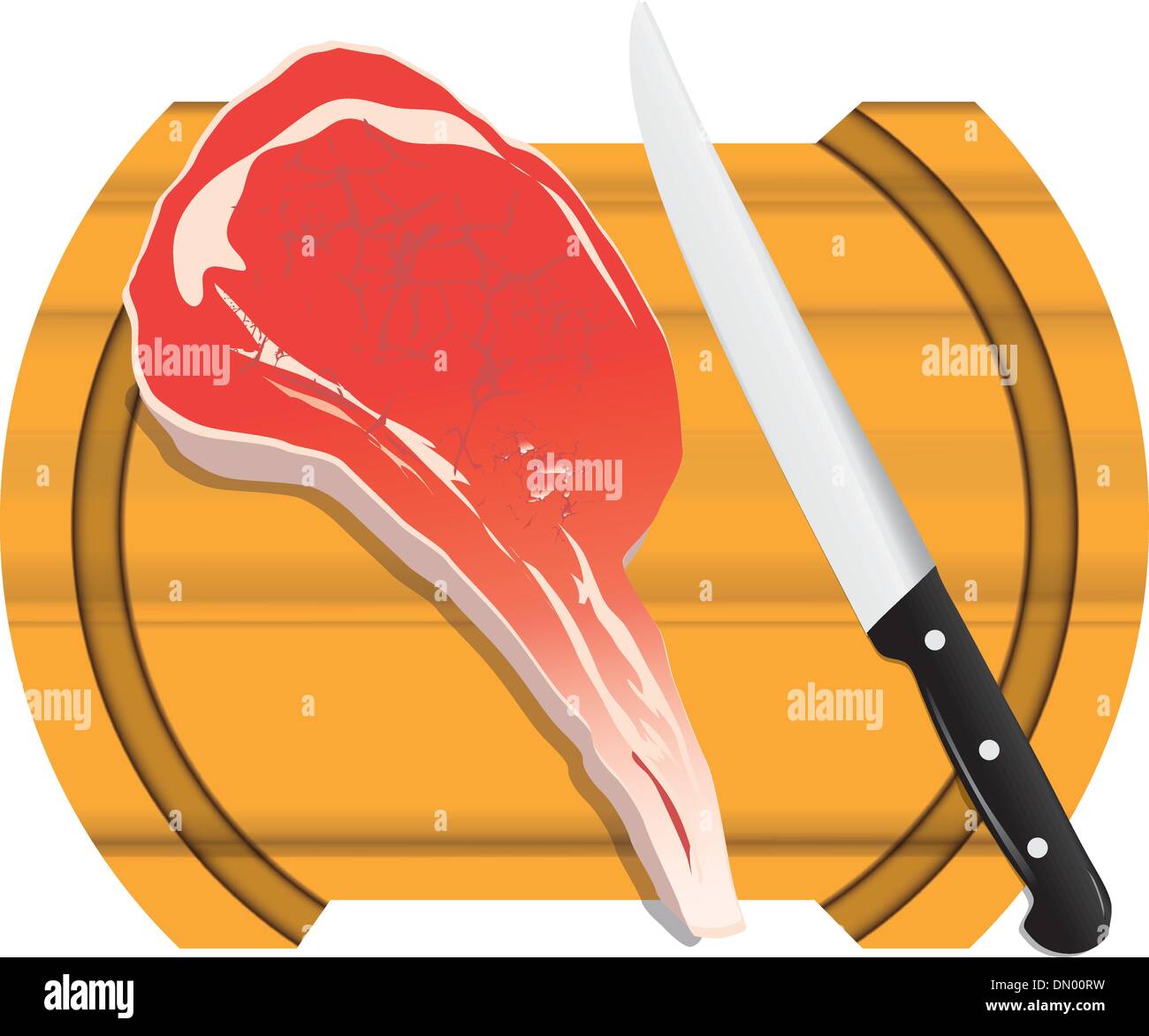 Lavorazione della carne Immagini Vettoriali Stock - Alamy