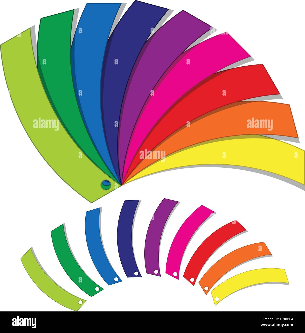 Guida alla tavolozza dei colori pantone Immagini Vettoriali Stock - Alamy