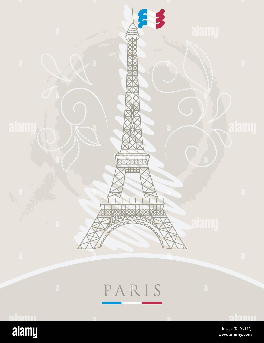 Torre eiffel stilizzata immagini e fotografie stock ad alta risoluzione ...