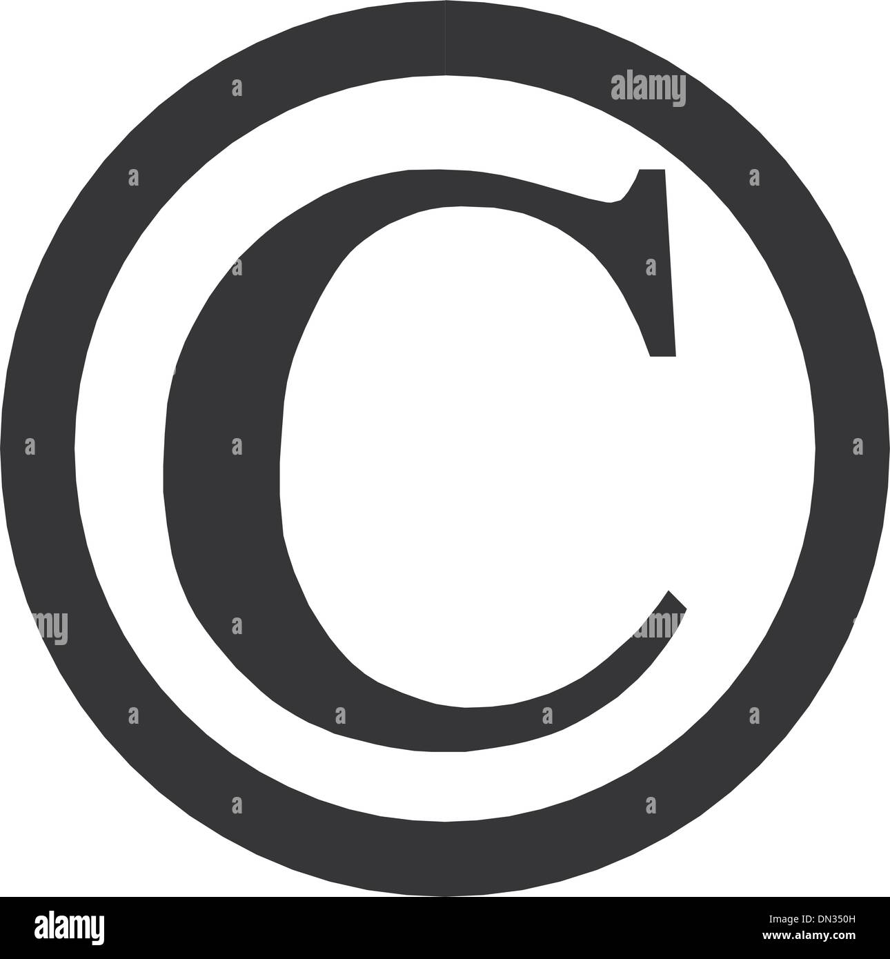 Simbolo del copyright Immagini Vettoriali Stock - Alamy