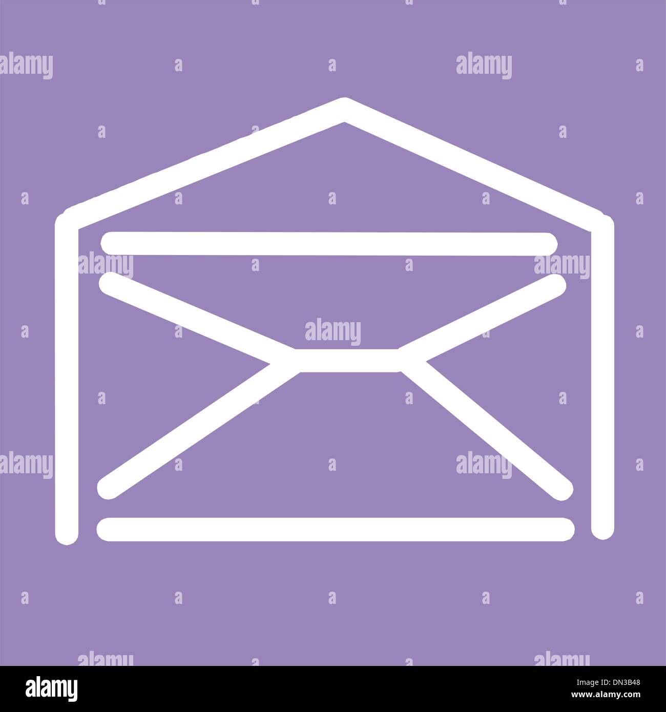 Icona della posta in arrivo Immagini Vettoriali Stock - Alamy