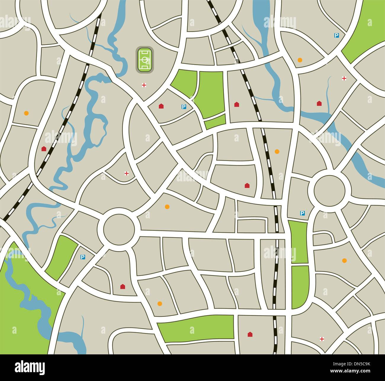 Mappa della città immagini e fotografie stock ad alta risoluzione - Alamy