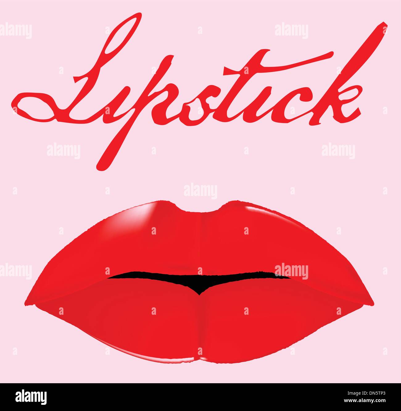 Labbra labbra Immagini Vettoriali Stock - Alamy