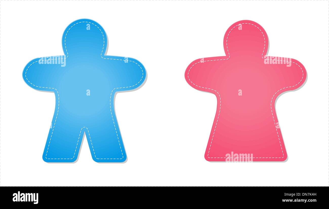 Coppia maschio femmina Immagini Vettoriali Stock - Alamy