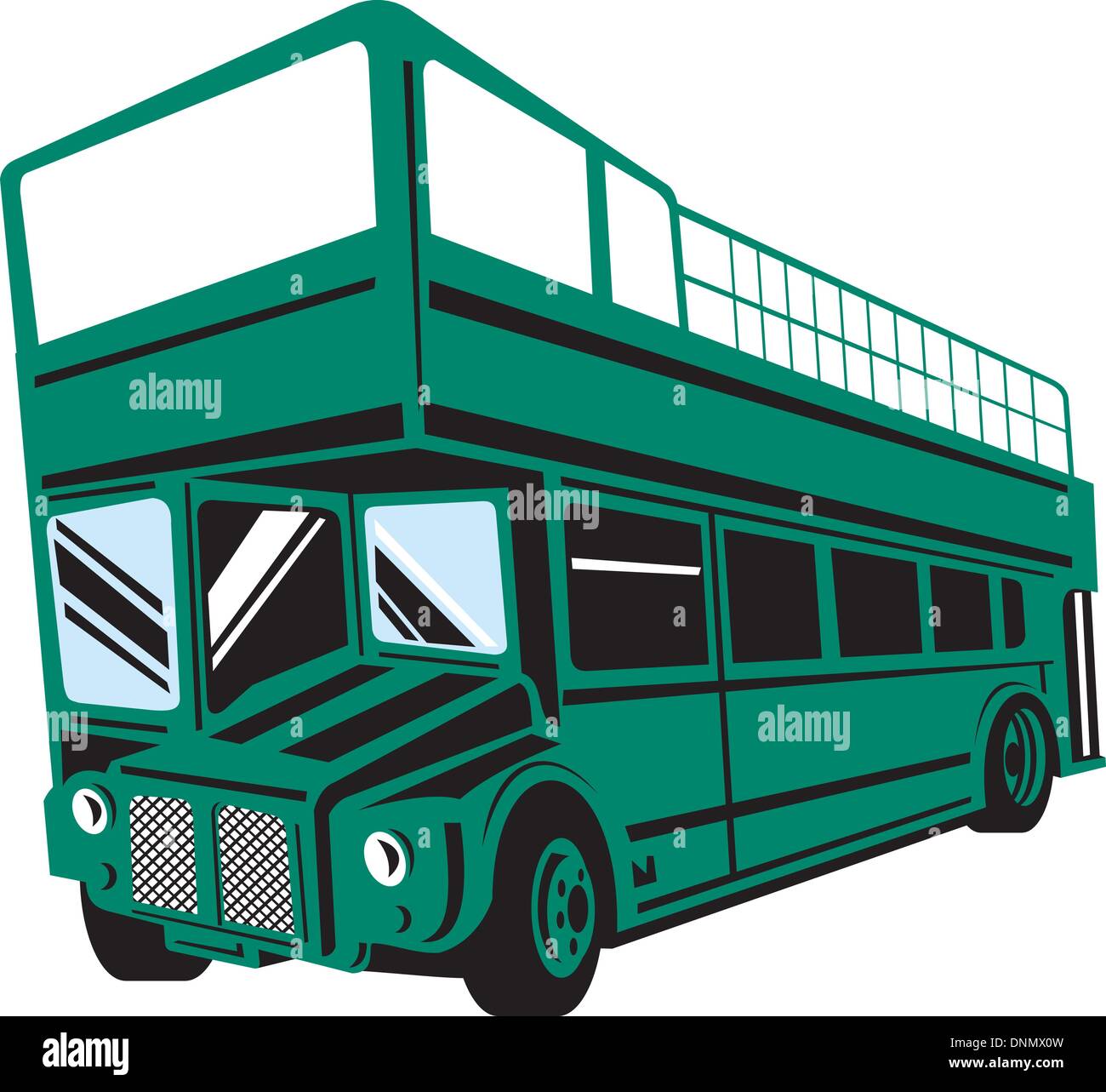 Pullman a due piani Immagini Vettoriali Stock - Alamy