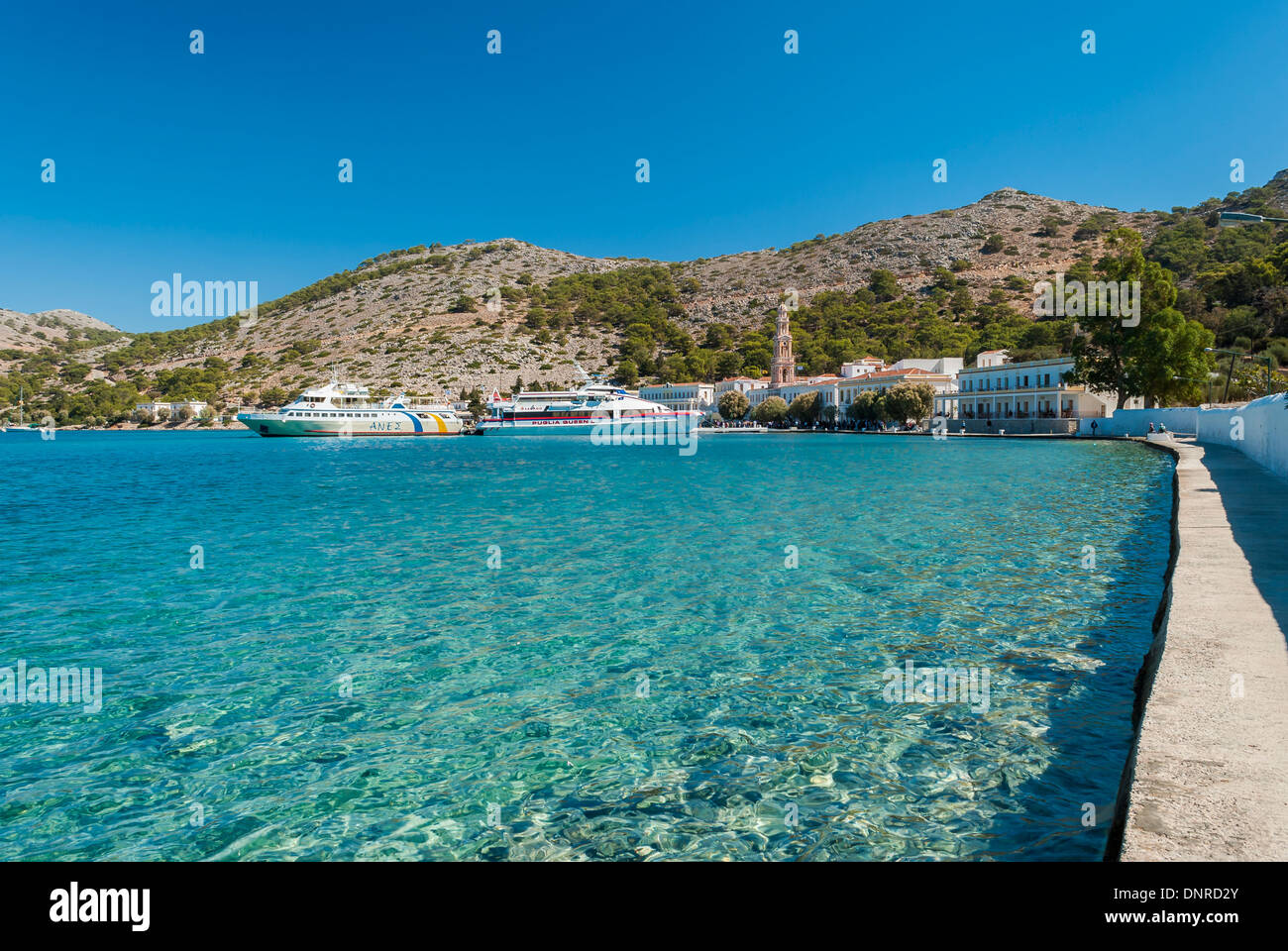 Symi panormitis monastery immagini e fotografie stock ad alta ...