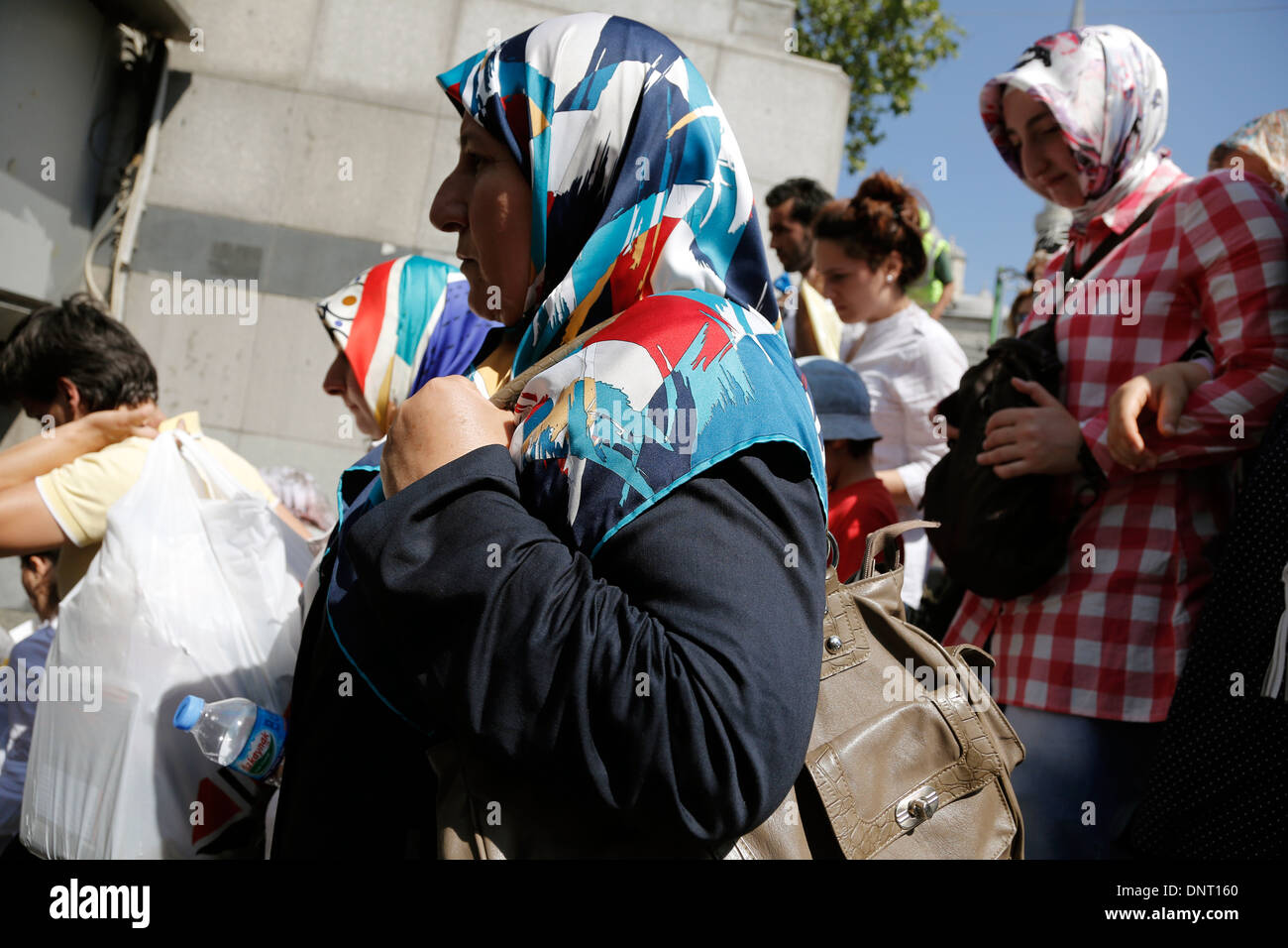Istanbul Turchia islam velo Hijab donne turche Foto stock - Alamy