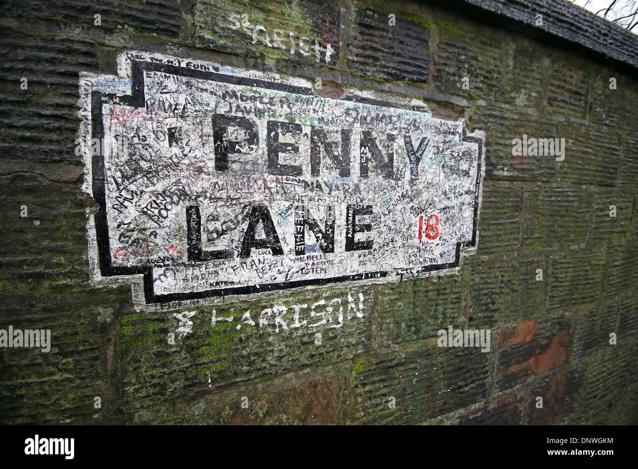 Penny lane sign immagini e fotografie stock ad alta risoluzione - Alamy