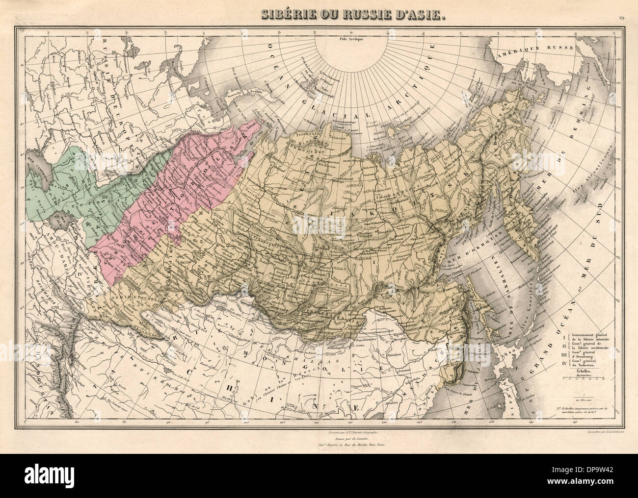 Mappa del 1860 immagini e fotografie stock ad alta risoluzione - Alamy