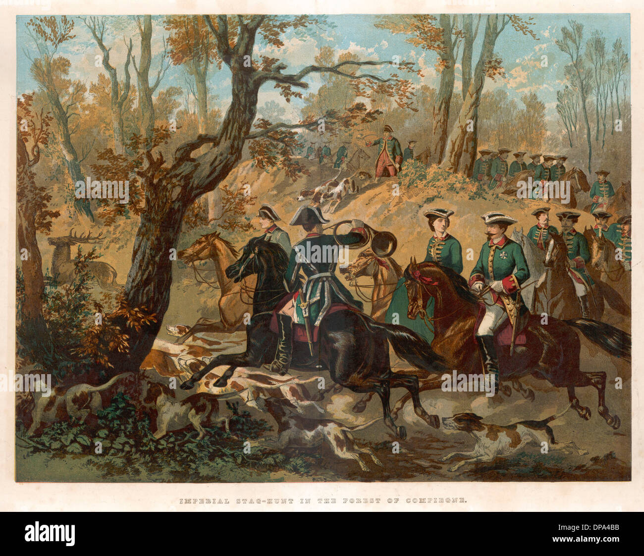The stag hunt immagini e fotografie stock ad alta risoluzione - Alamy