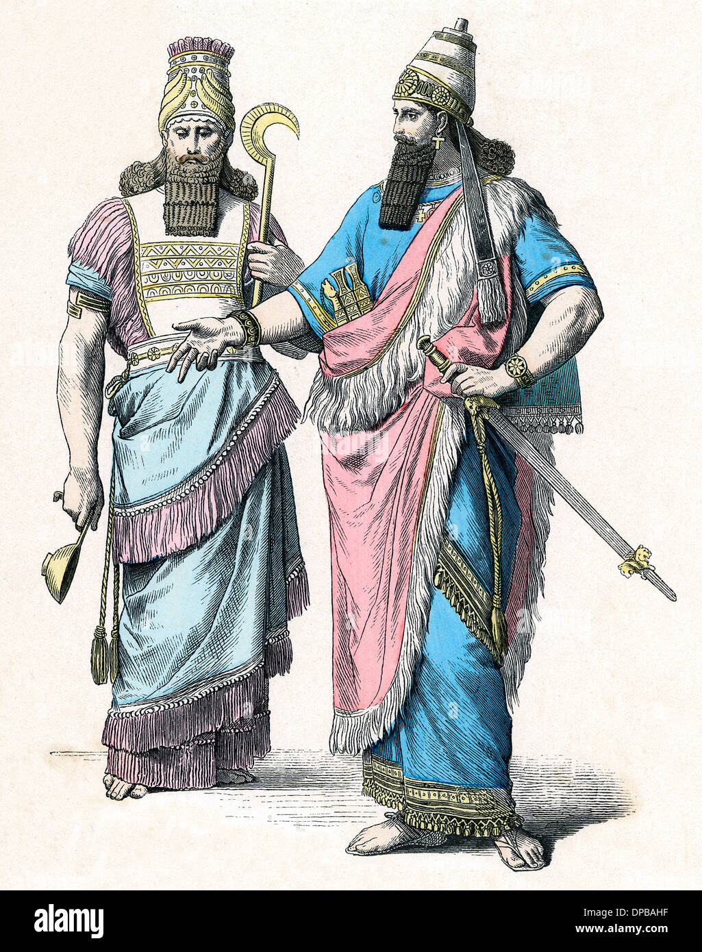 Costume - Antica Assiria Foto stock - Alamy