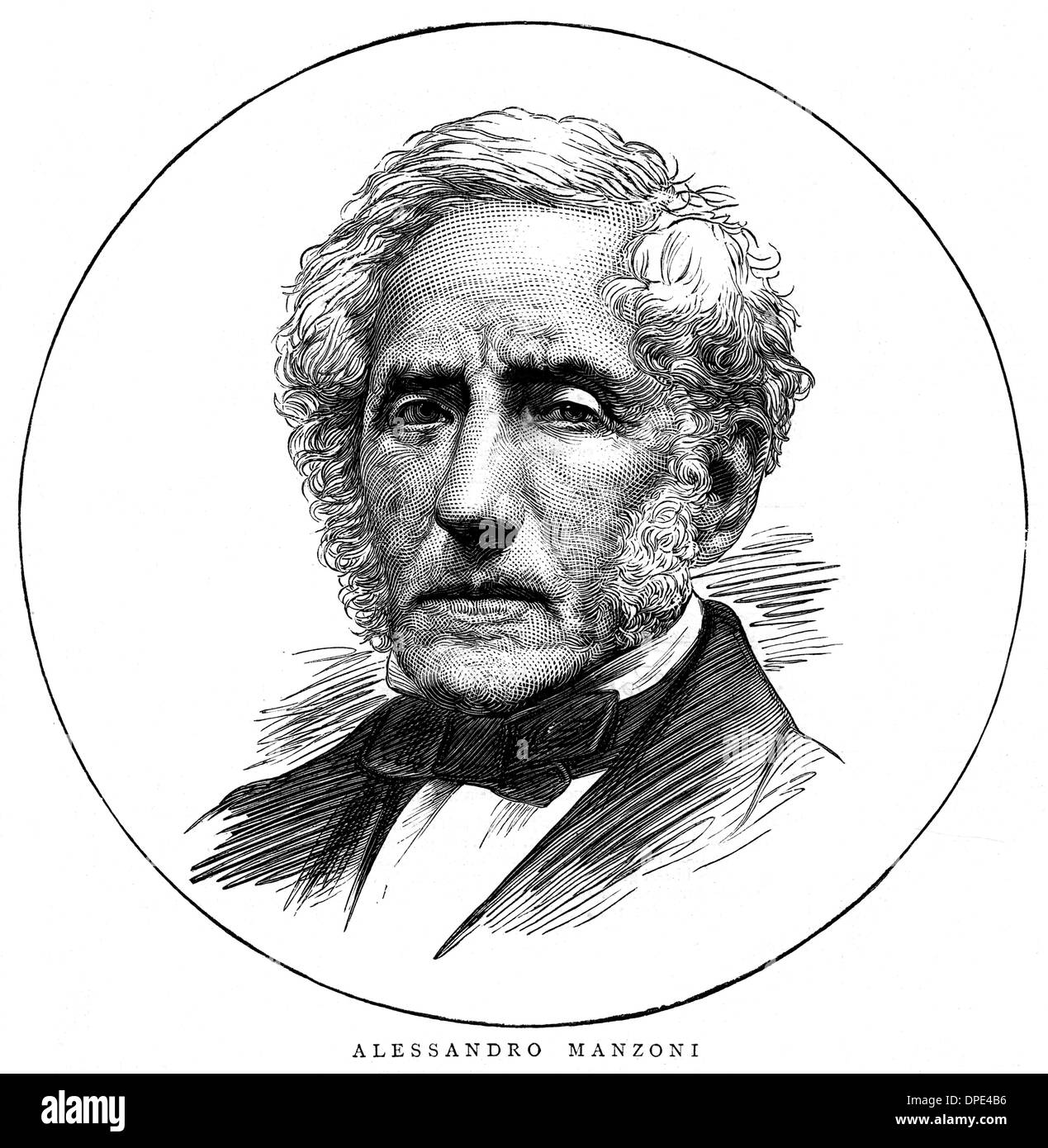 The italian writer alessandro manzoni immagini e fotografie stock ad ...