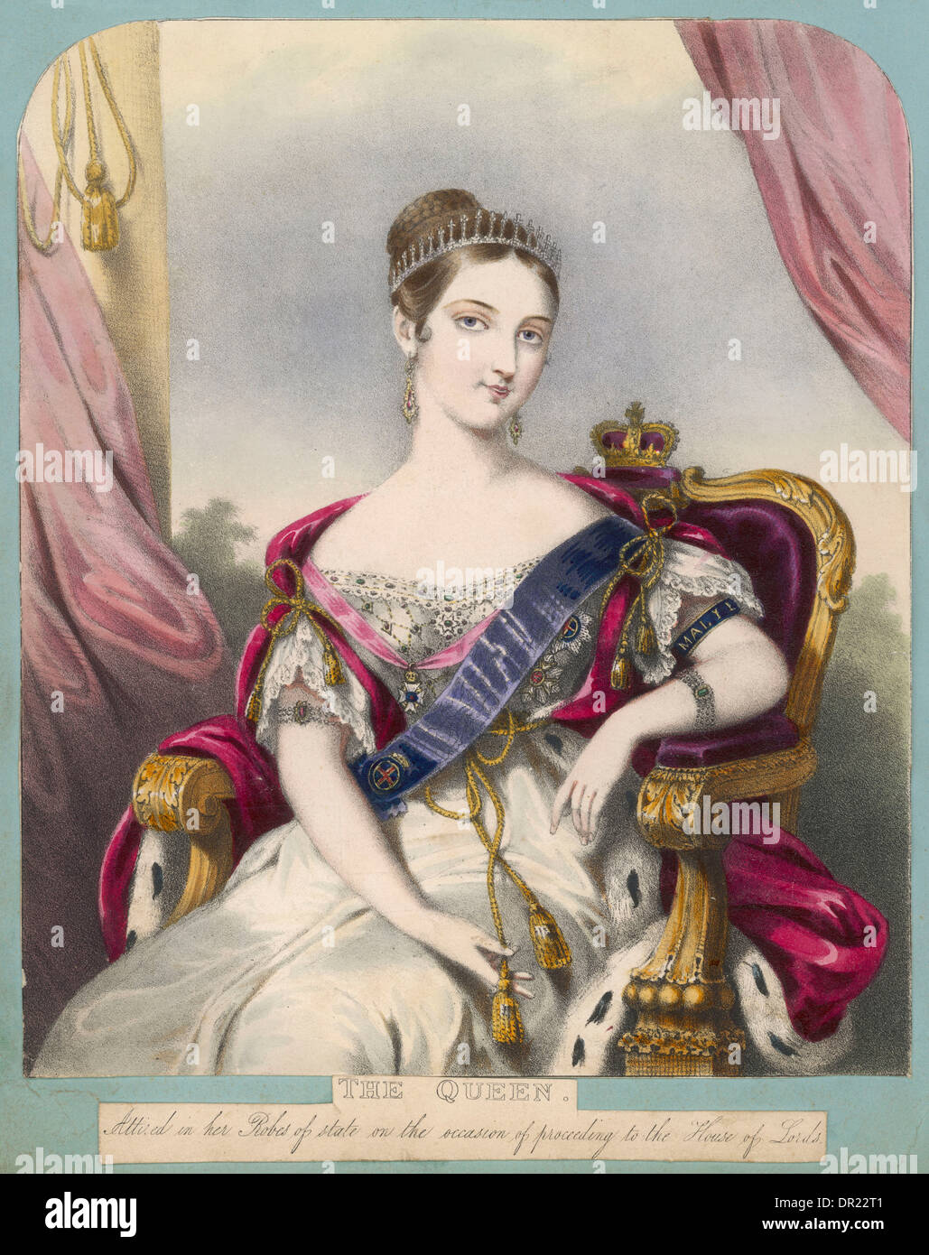 Queen victoria in state robes immagini e fotografie stock ad alta ...