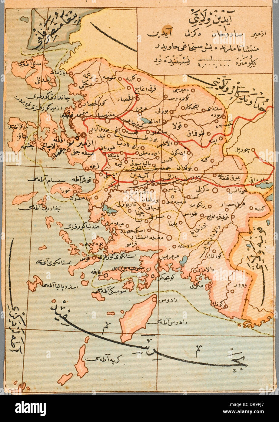 Mappa delle isole turche immagini e fotografie stock ad alta ...