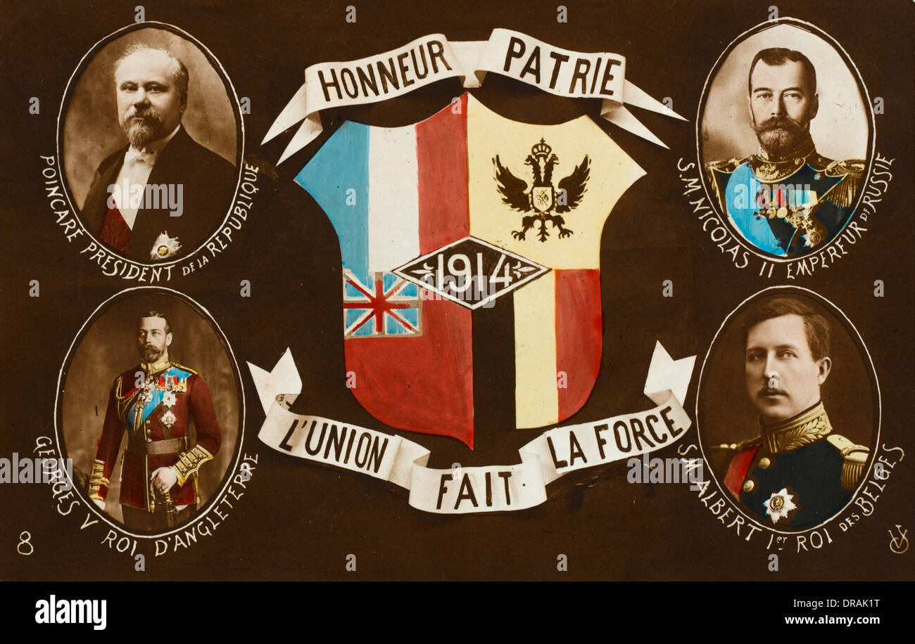 Leader mondiali alla prima guerra mondiale immagini e fotografie stock ...