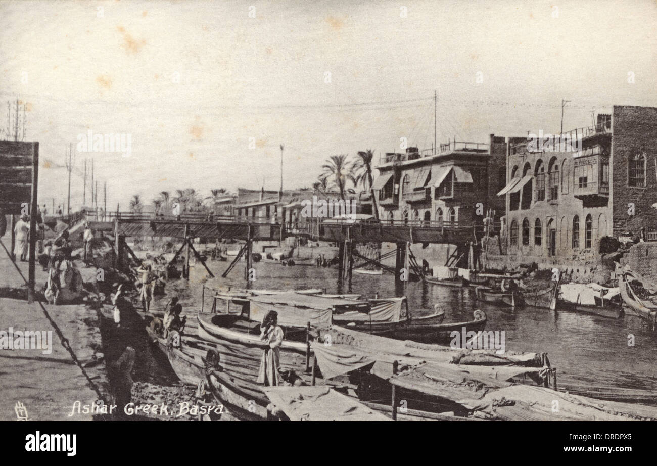 Ashar Creek - di Bassora, in Iraq Foto stock - Alamy