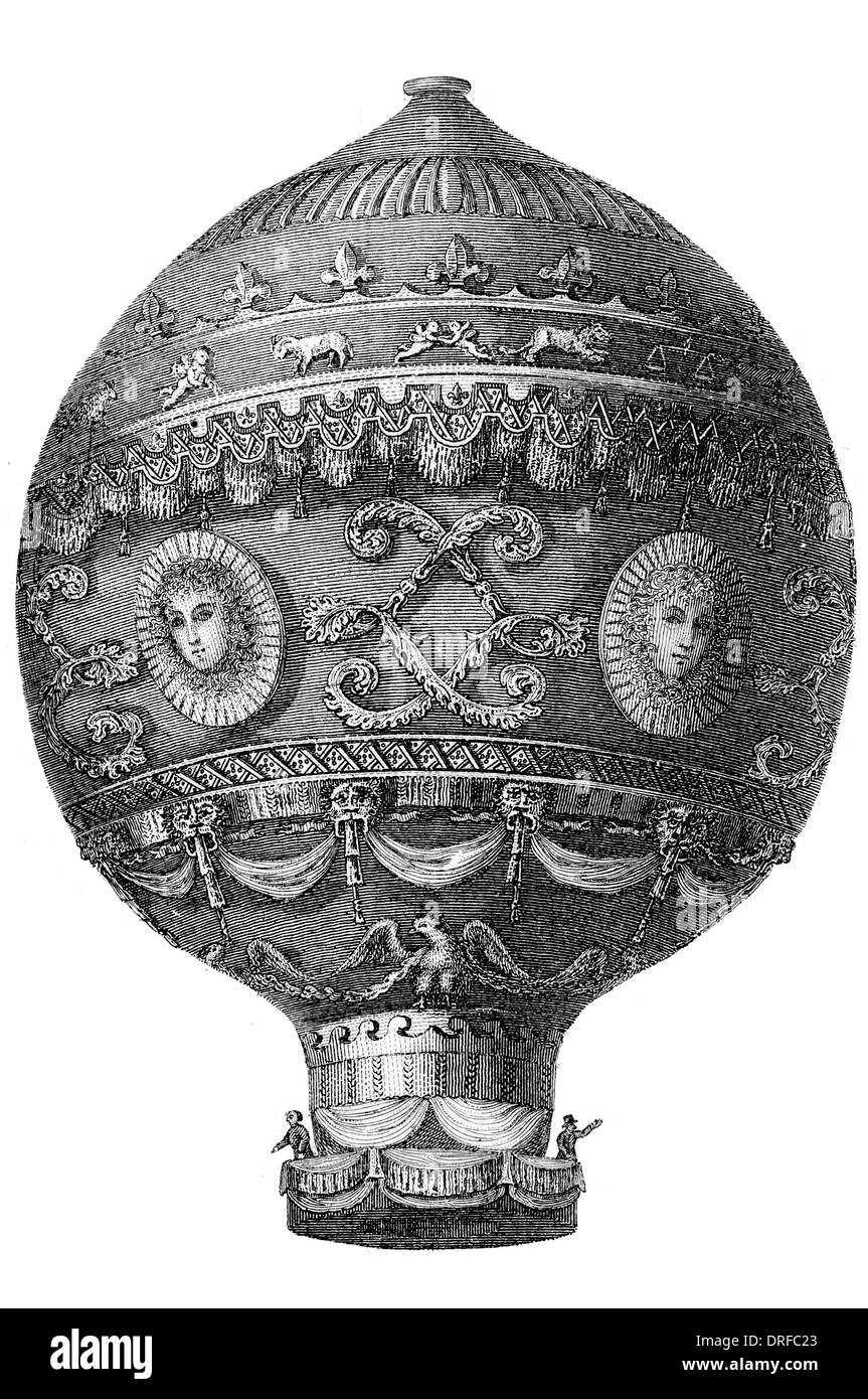 Disegno della linea mongolfiera immagini e fotografie stock ad alta ...