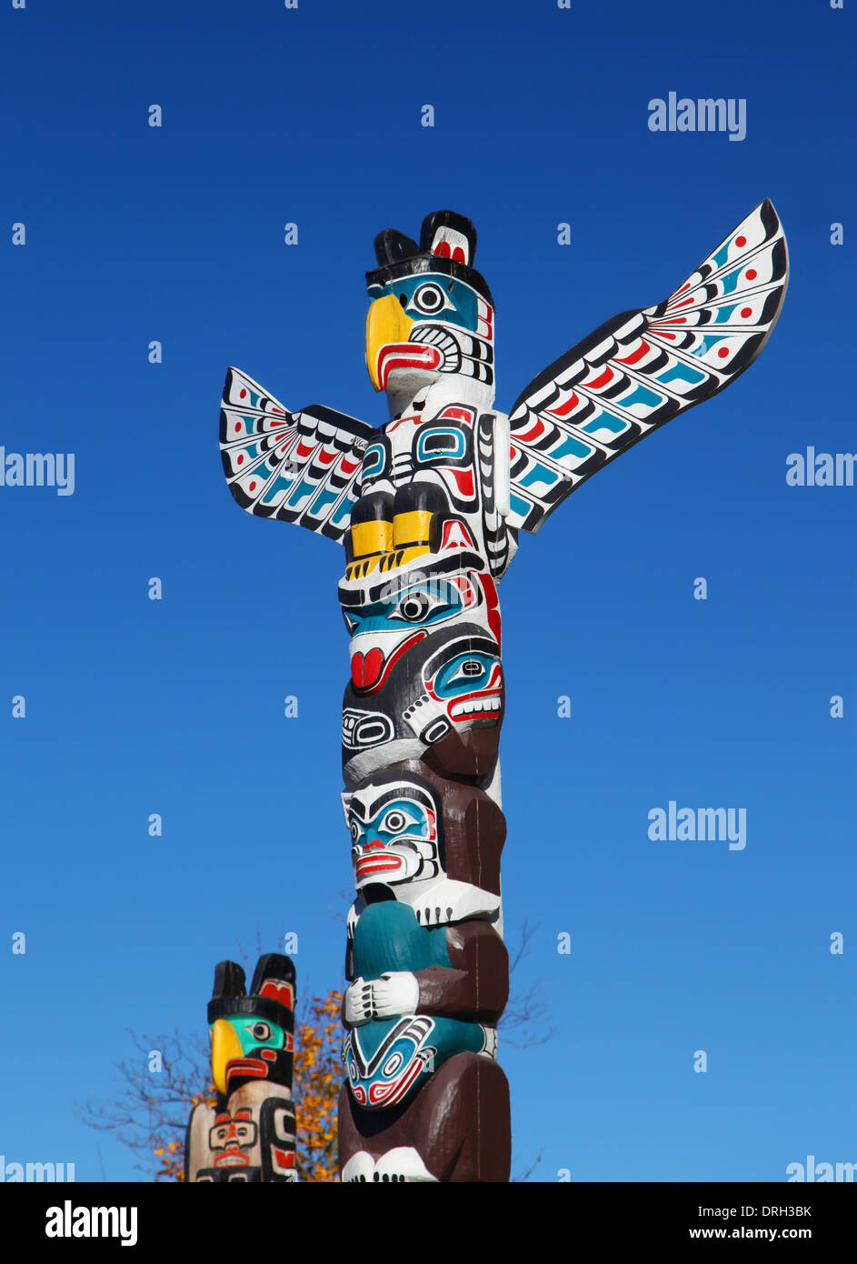 Native american totem pole immagini e fotografie stock ad alta ...
