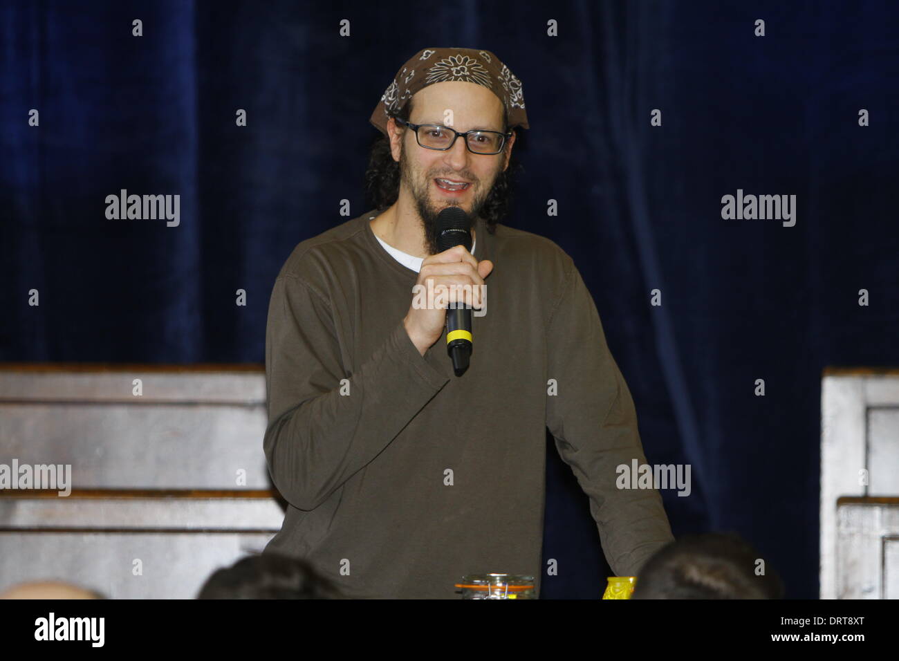 Dublino, Irlanda. Il 1 febbraio 2014. Il keynote speaker Shane ...