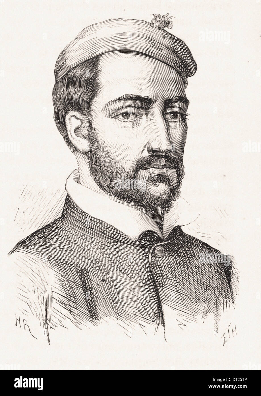 Ritratto di Théodore Géricault - Incisione francese del XIX secolo Foto ...