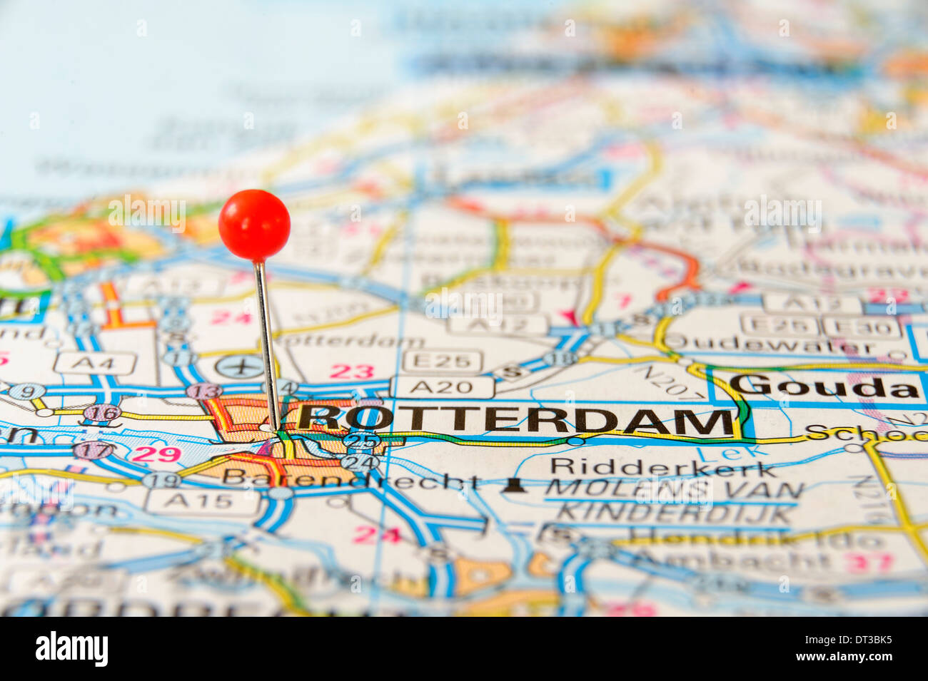 Map of rotterdam immagini e fotografie stock ad alta risoluzione - Alamy