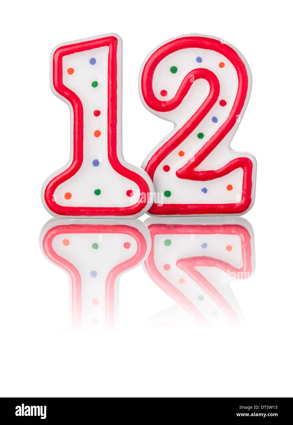 Número 12 cartoon Immagini senza sfondo e Foto Stock ritagliate - Alamy