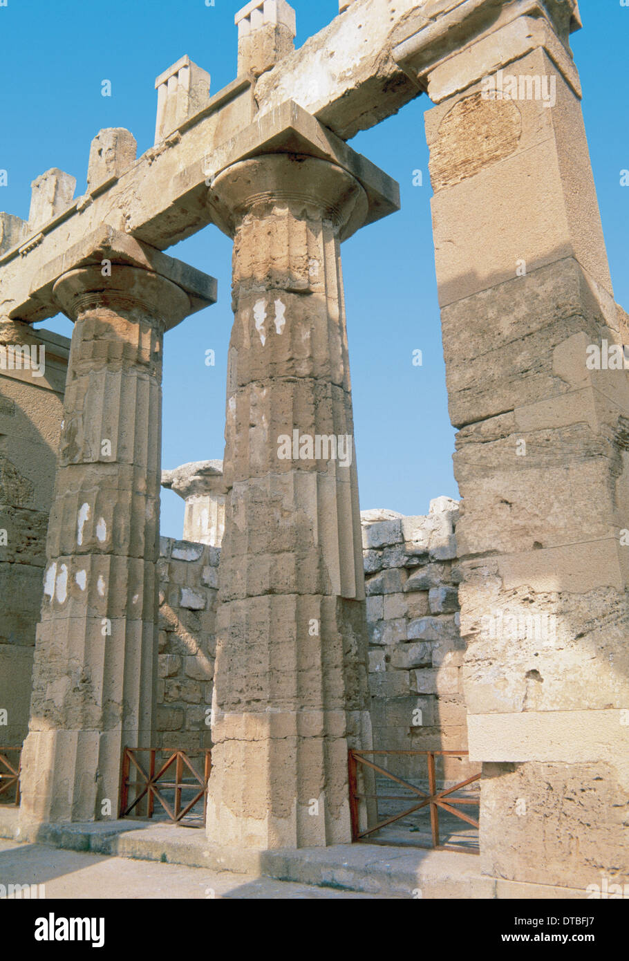 Arte greche. Tempio di Hera Tempio (E). Classica Greca, dorico stile ...