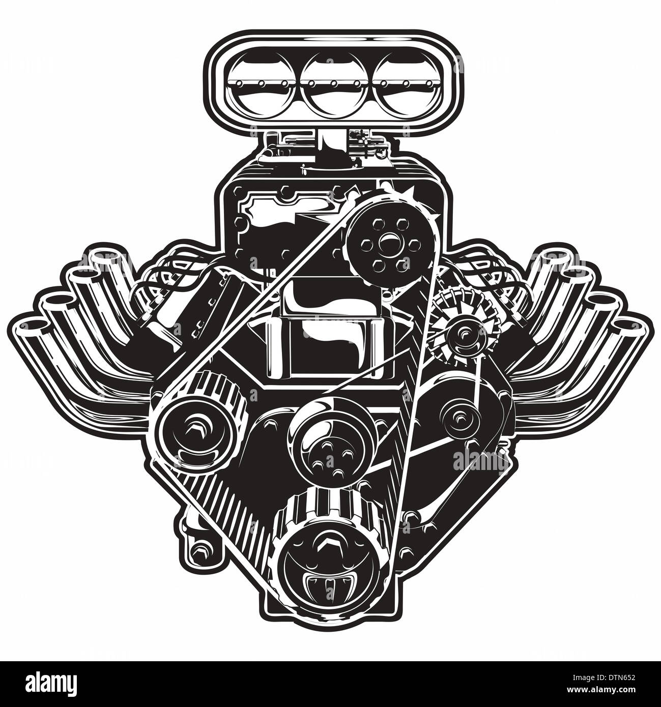 Vector Cartoon Turbo Engine Immagini e Fotos Stock - Alamy