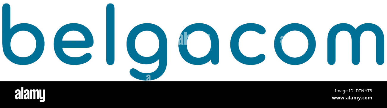 Il logo del belga di società di telecomunicazioni Belgacom Group con ...