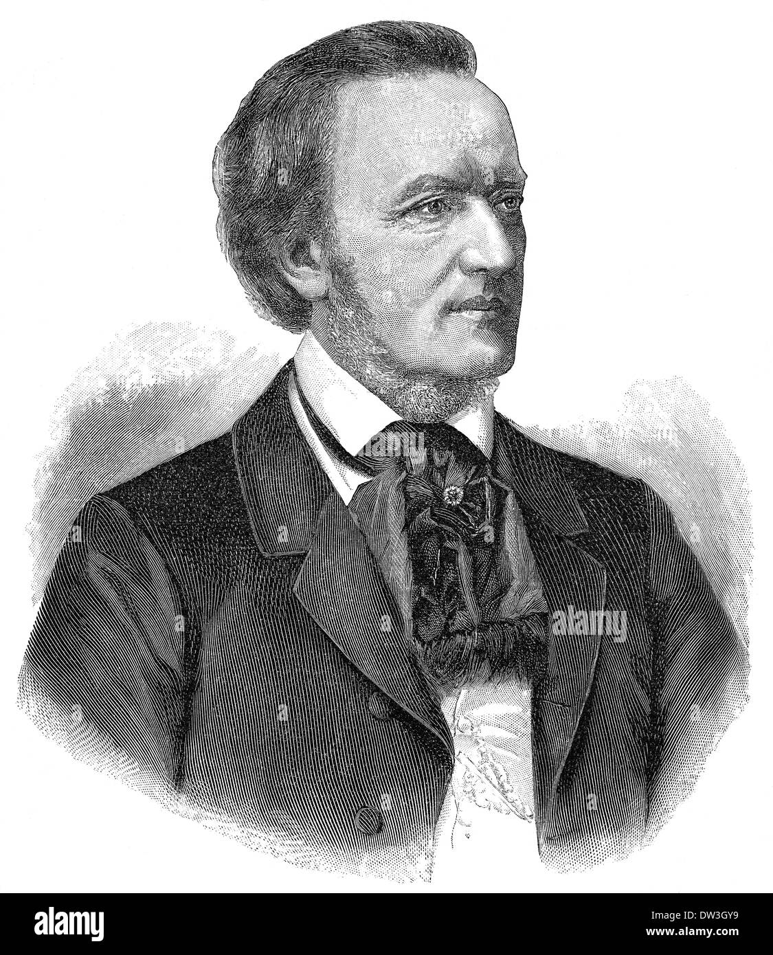 Wilhelm richard wagner 1813 1883 compositore tedesco immagini e ...