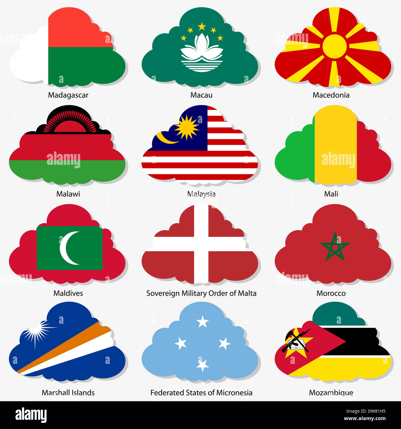 Bandiera del marocco madagascar immagini e fotografie stock ad alta ...