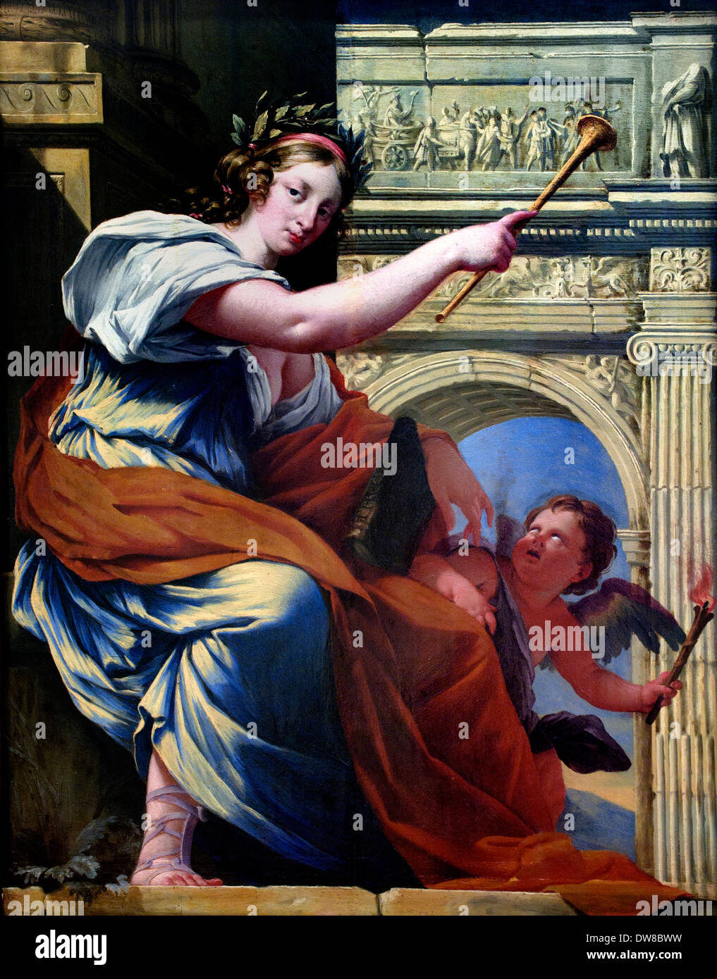 Clio è la musa della storia immagini e fotografie stock ad alta ...