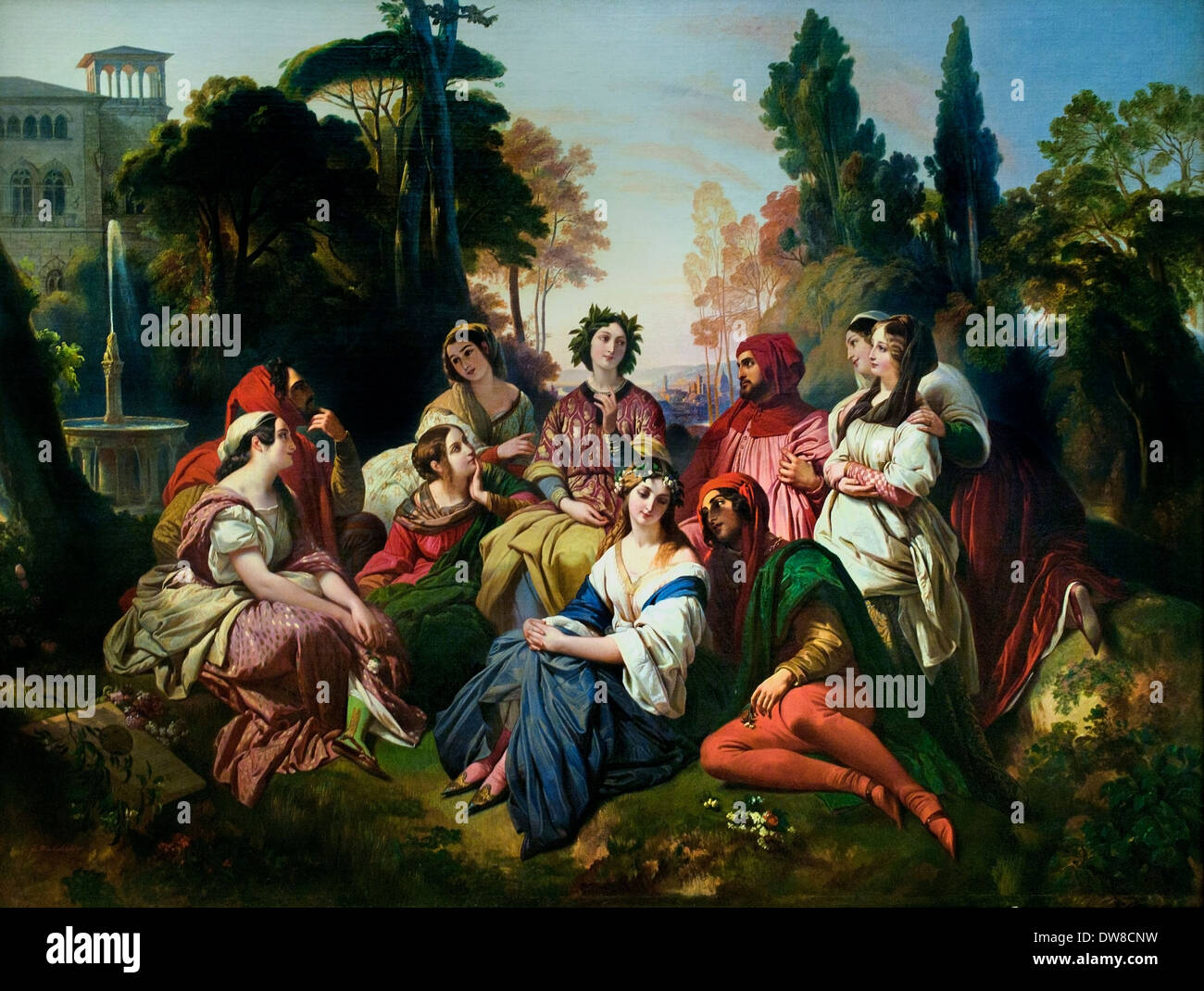 Decameron painting immagini e fotografie stock ad alta risoluzione - Alamy