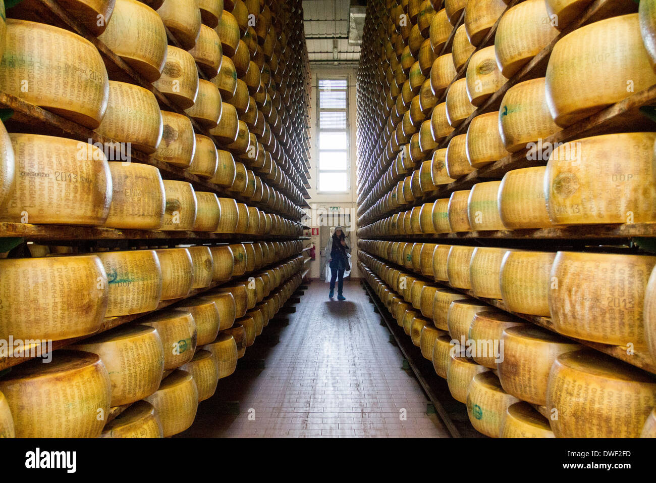 Formaggio Parmigiano Reggiano produttore factory in Baganzolino, Parma ...