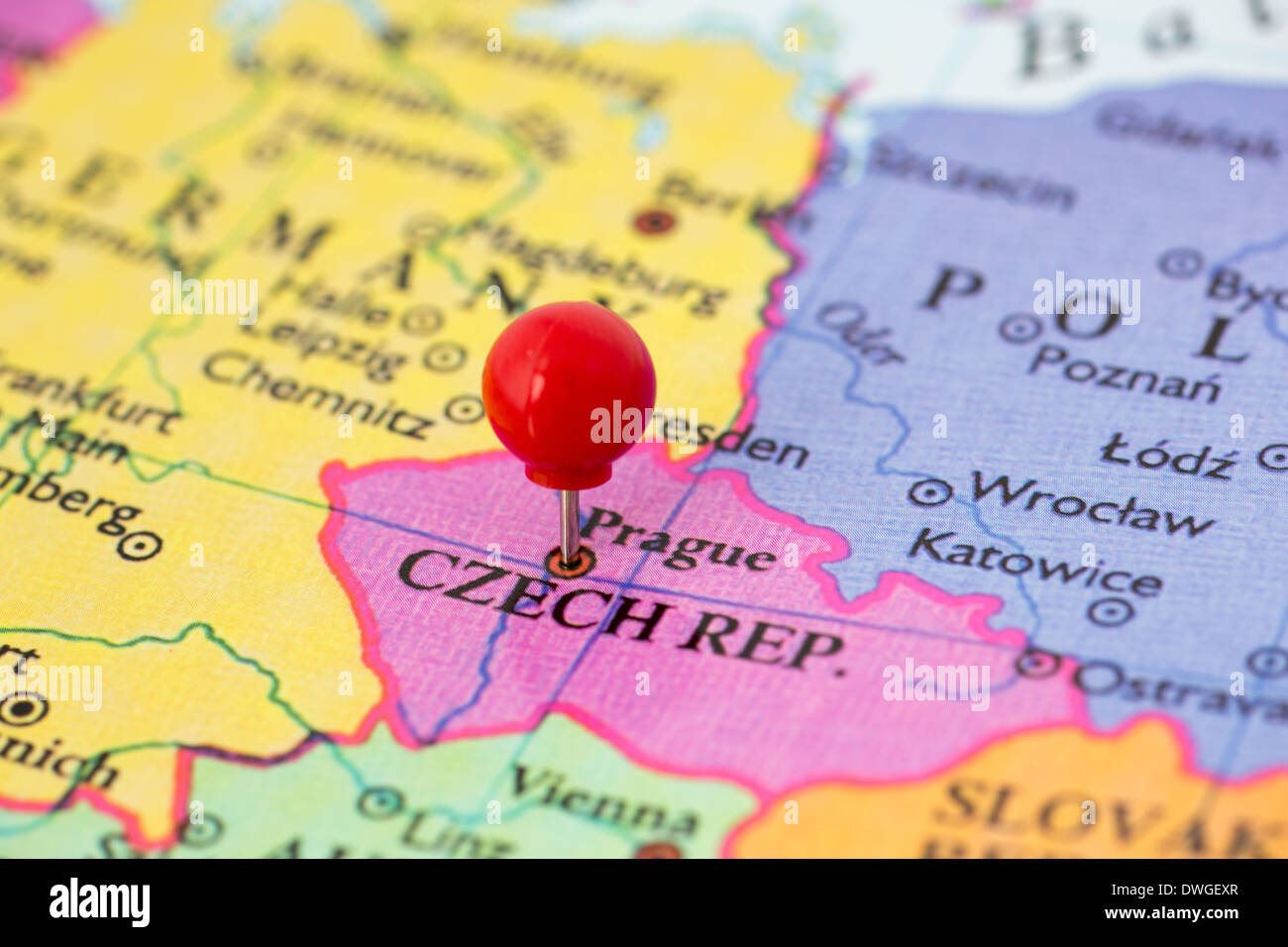 Mappa della ceca immagini e fotografie stock ad alta risoluzione - Alamy