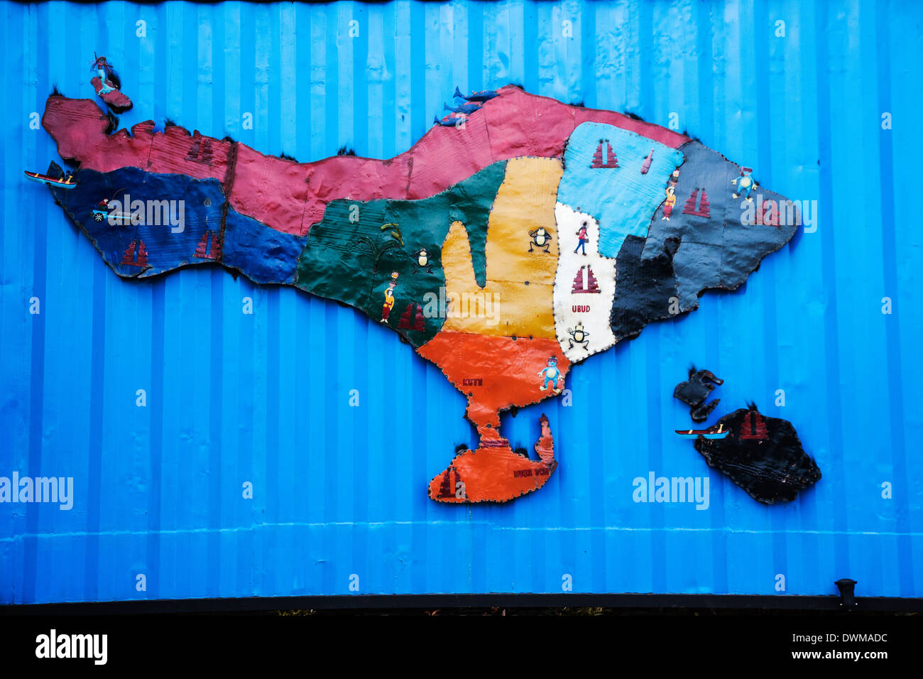 Bali map immagini e fotografie stock ad alta risoluzione - Alamy