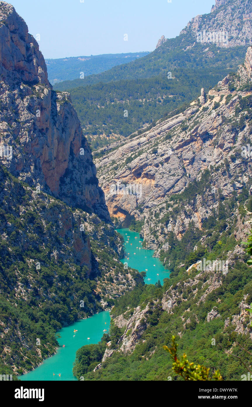 Gorges du verdon verdon gorge canyon verticale immagini e fotografie ...