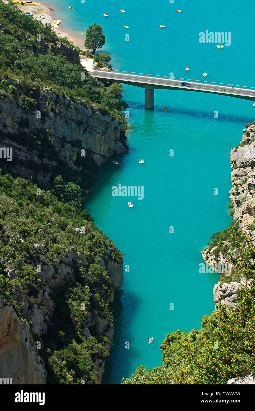 Gorges du verdon verdon gorge canyon verticale immagini e fotografie ...