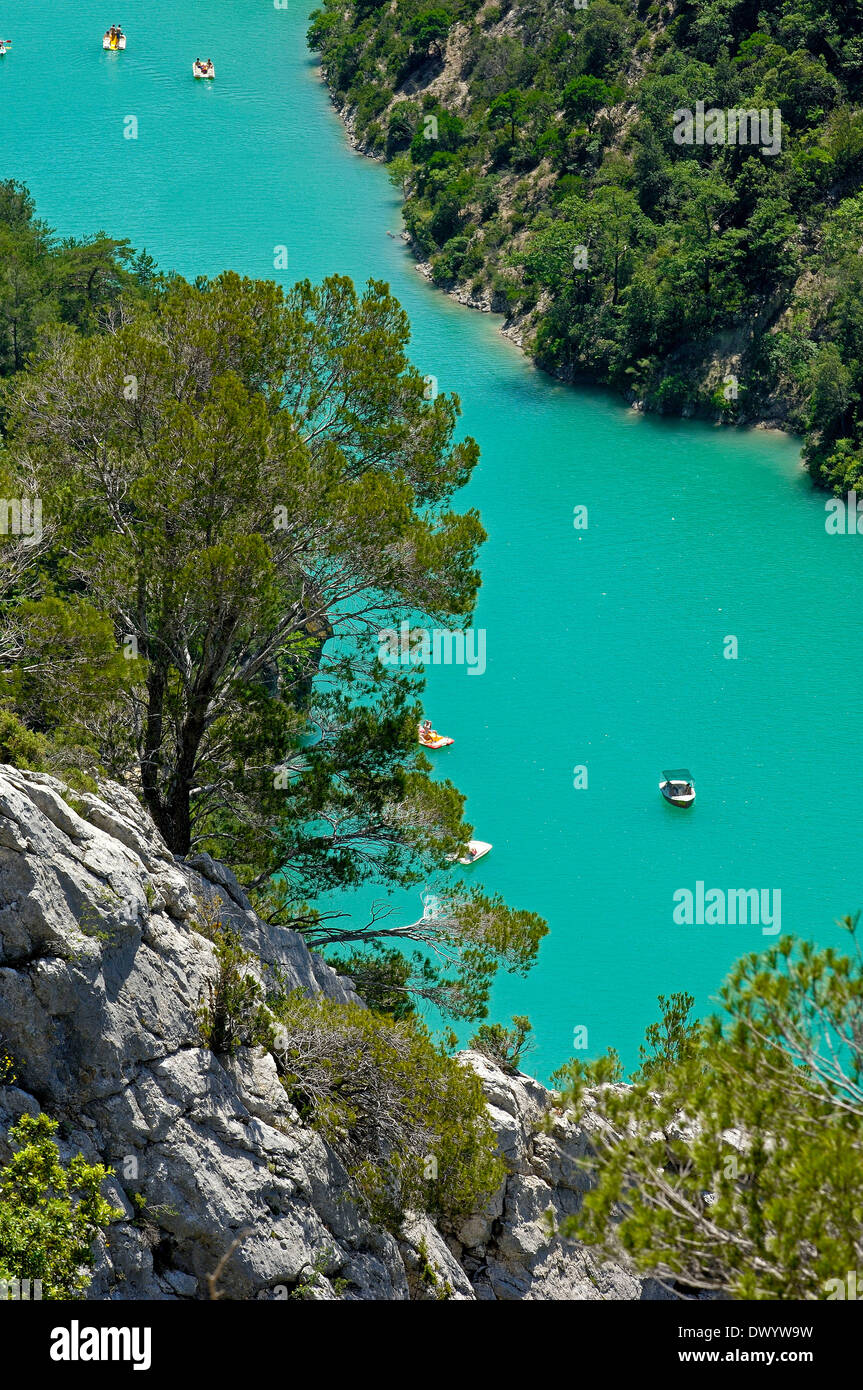 Gorges du verdon verdon gorge canyon verticale immagini e fotografie ...