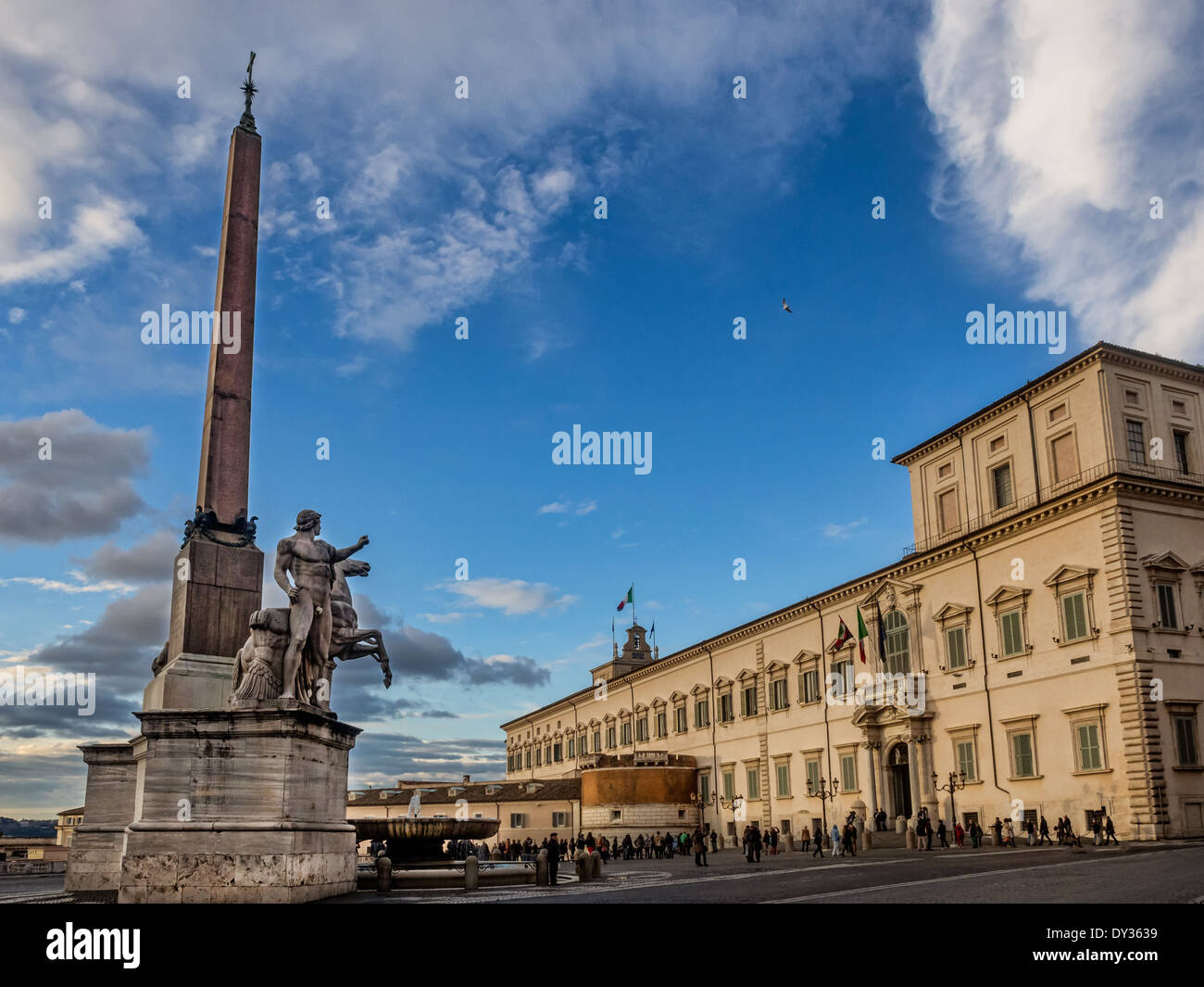 Vista del palazzo del quirinale immagini e fotografie stock ad alta ...