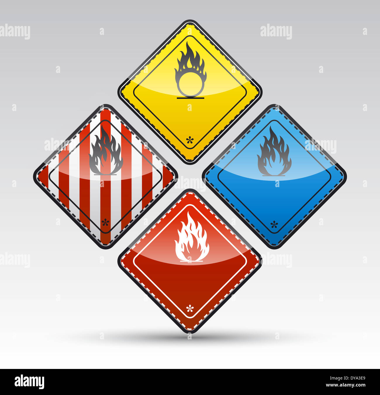 Segno infiammabile immagini e fotografie stock ad alta risoluzione - Alamy