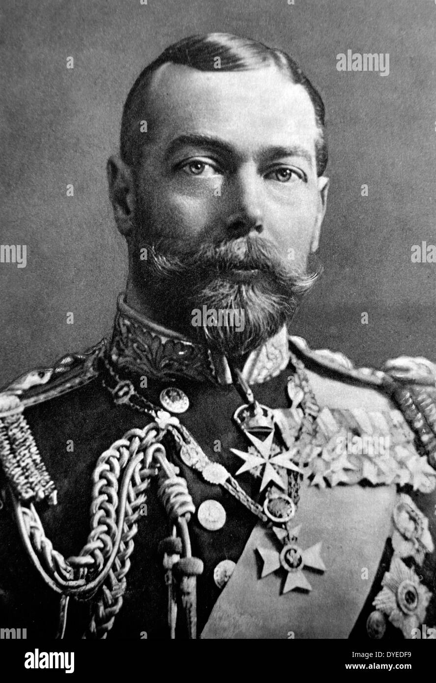 Royalty british king george v immagini e fotografie stock ad alta ...