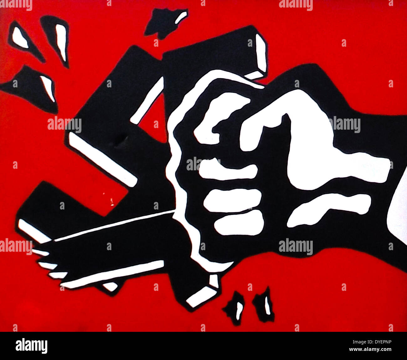 Graffiti anti nazisti immagini e fotografie stock ad alta risoluzione ...