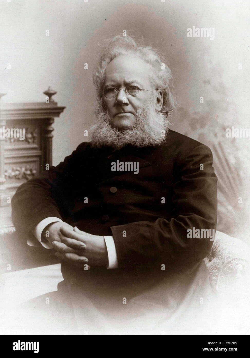 Fotografia di Johan Henrik Ibsen, del xix secolo drammaturgo norvegese ...