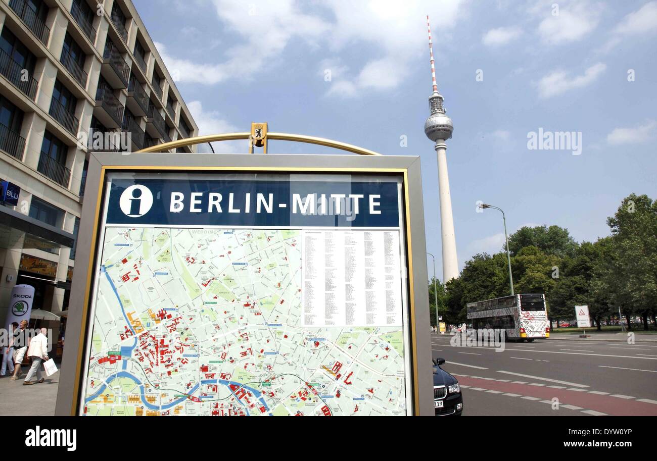 Mappa di berlino mitte immagini e fotografie stock ad alta risoluzione ...