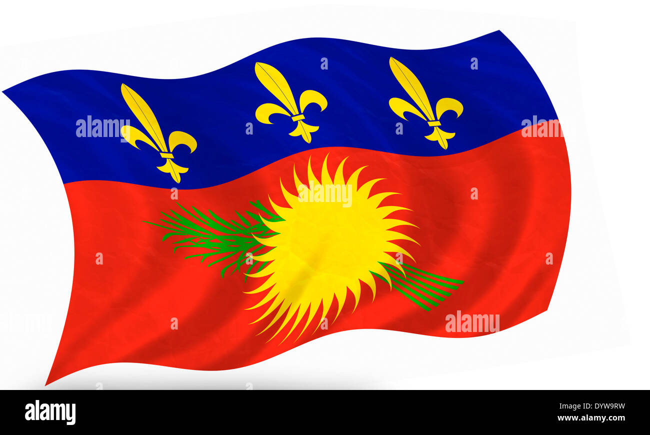 Guadeloupe official flag immagini e fotografie stock ad alta ...